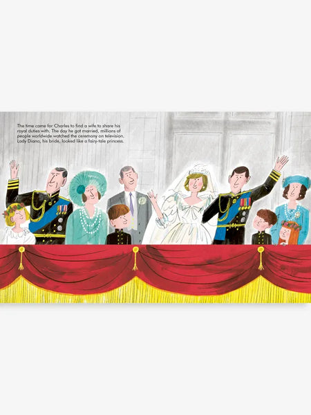 Wee Gallery Little People Big Dreams KIng Charles – Baby at the Bank